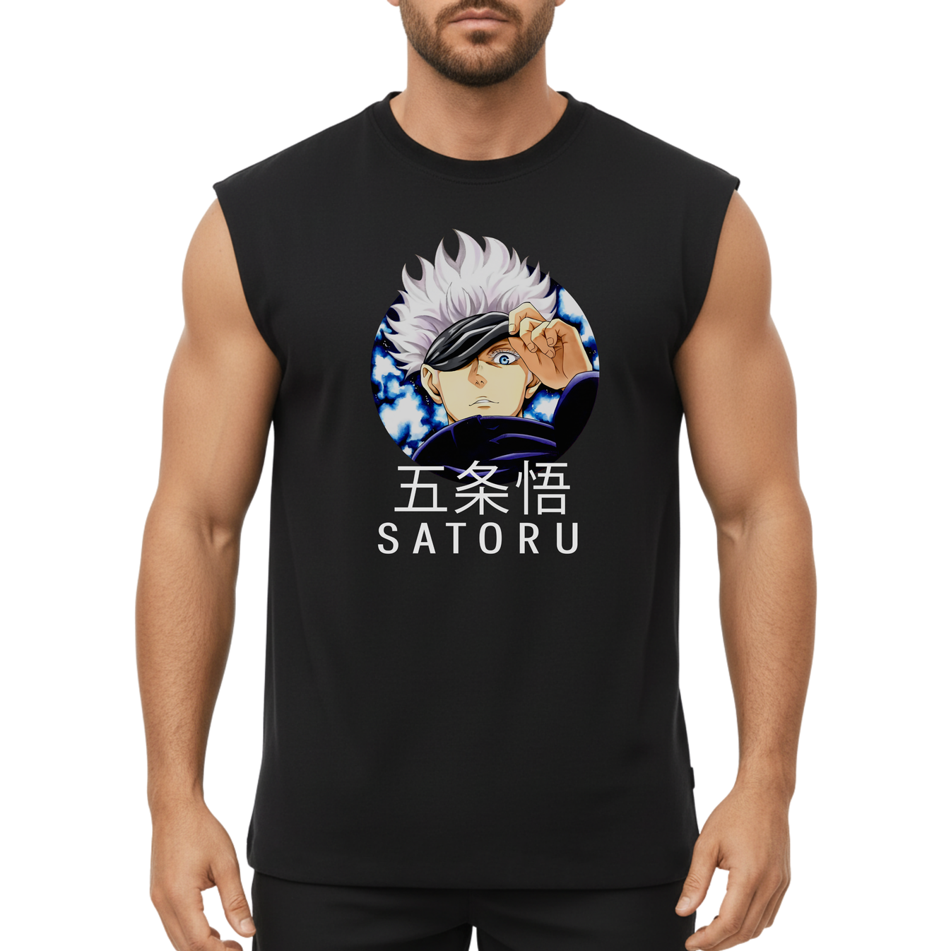 Regata Oversized Angry Gojo Satoru Jujutsu Kaisen – geekroyal