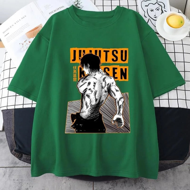 Camiseta Básica Unissex Fushiguro Toji Fashion Jujutsu Kaisen – geekroyal