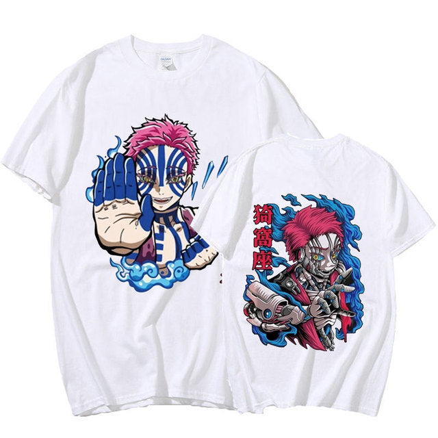 Camiseta Básica Cyber Akaza Demon Slayer Art – geekroyal