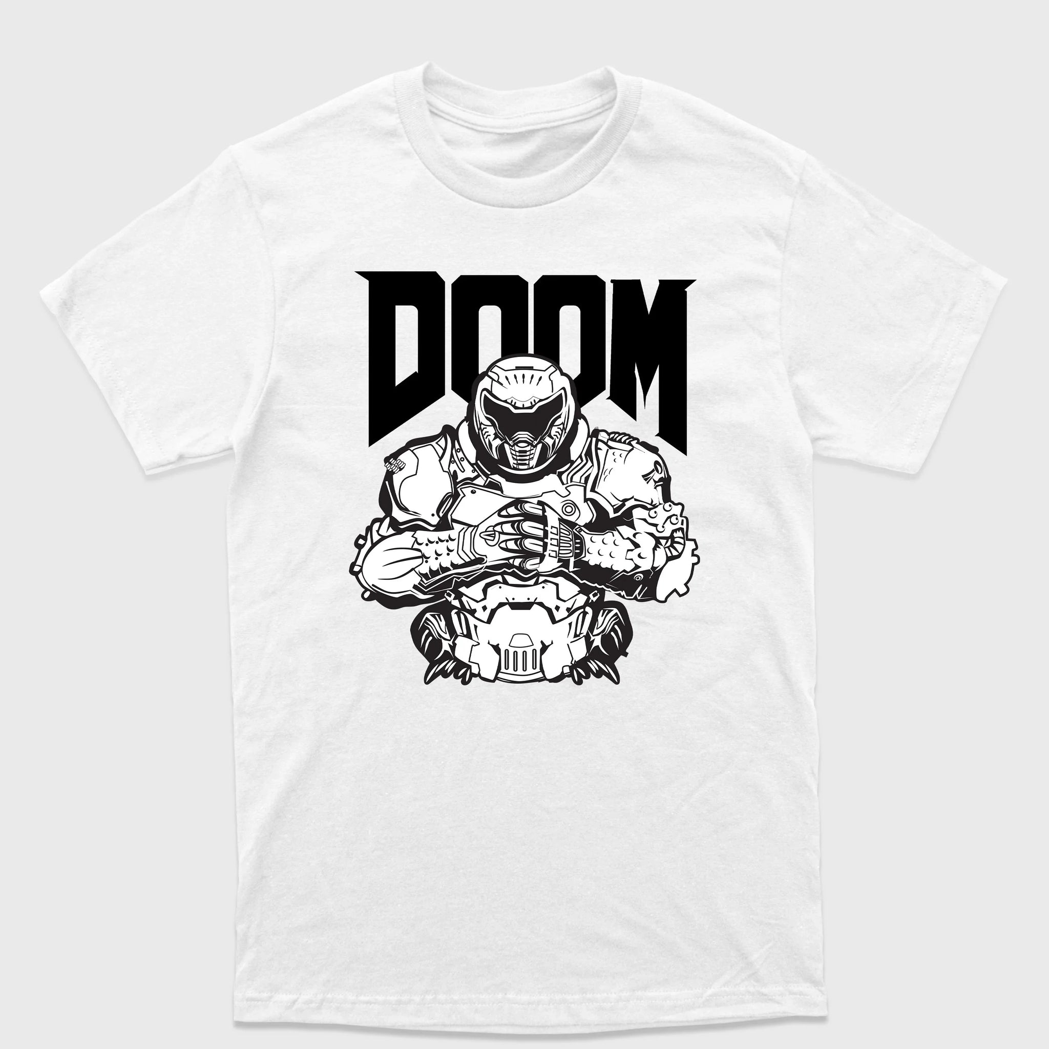 Camiseta Básica Doom Armor Soldier – geekroyal