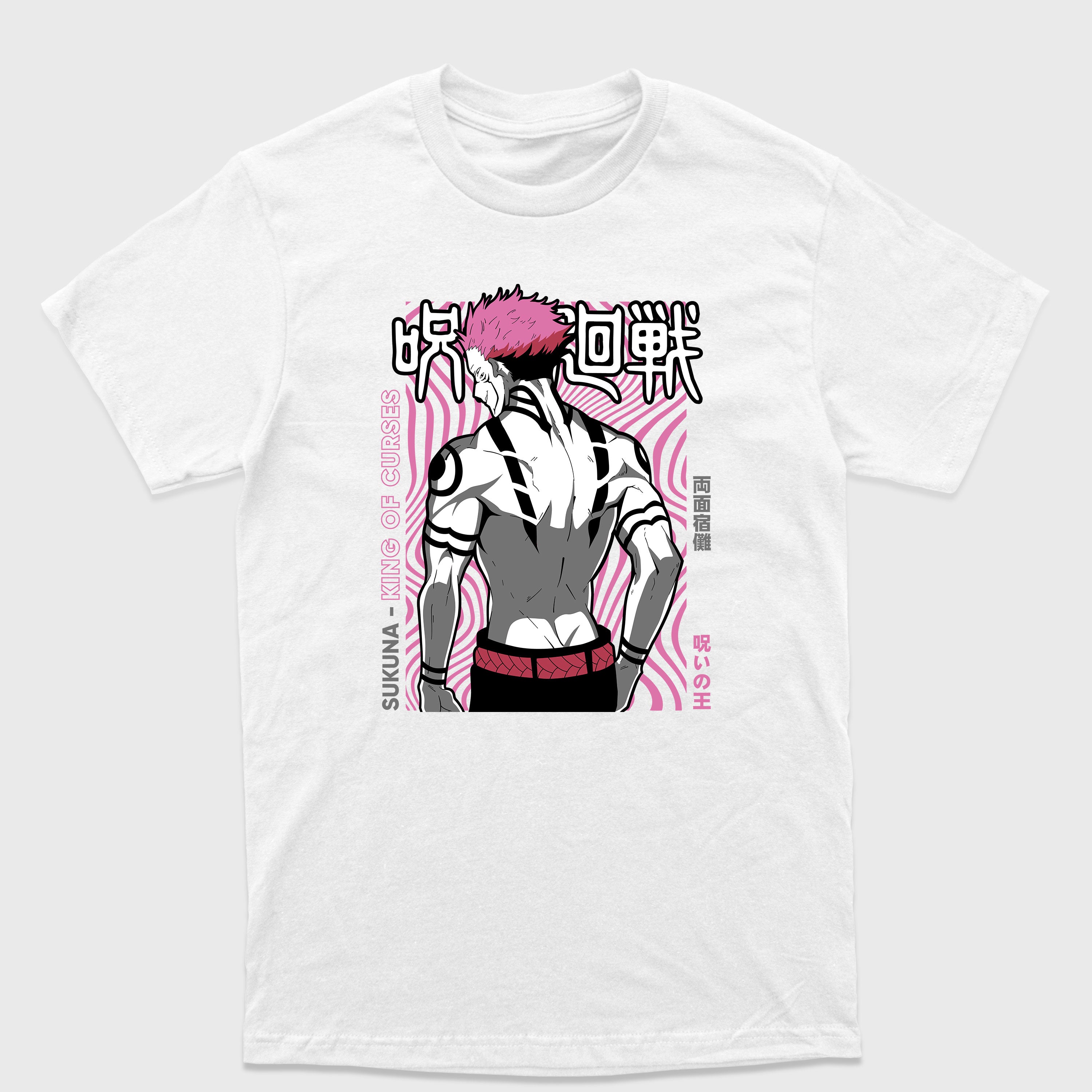 Camiseta Básica Sukuna King of Curse Jujutsu Kaisen – geekroyal