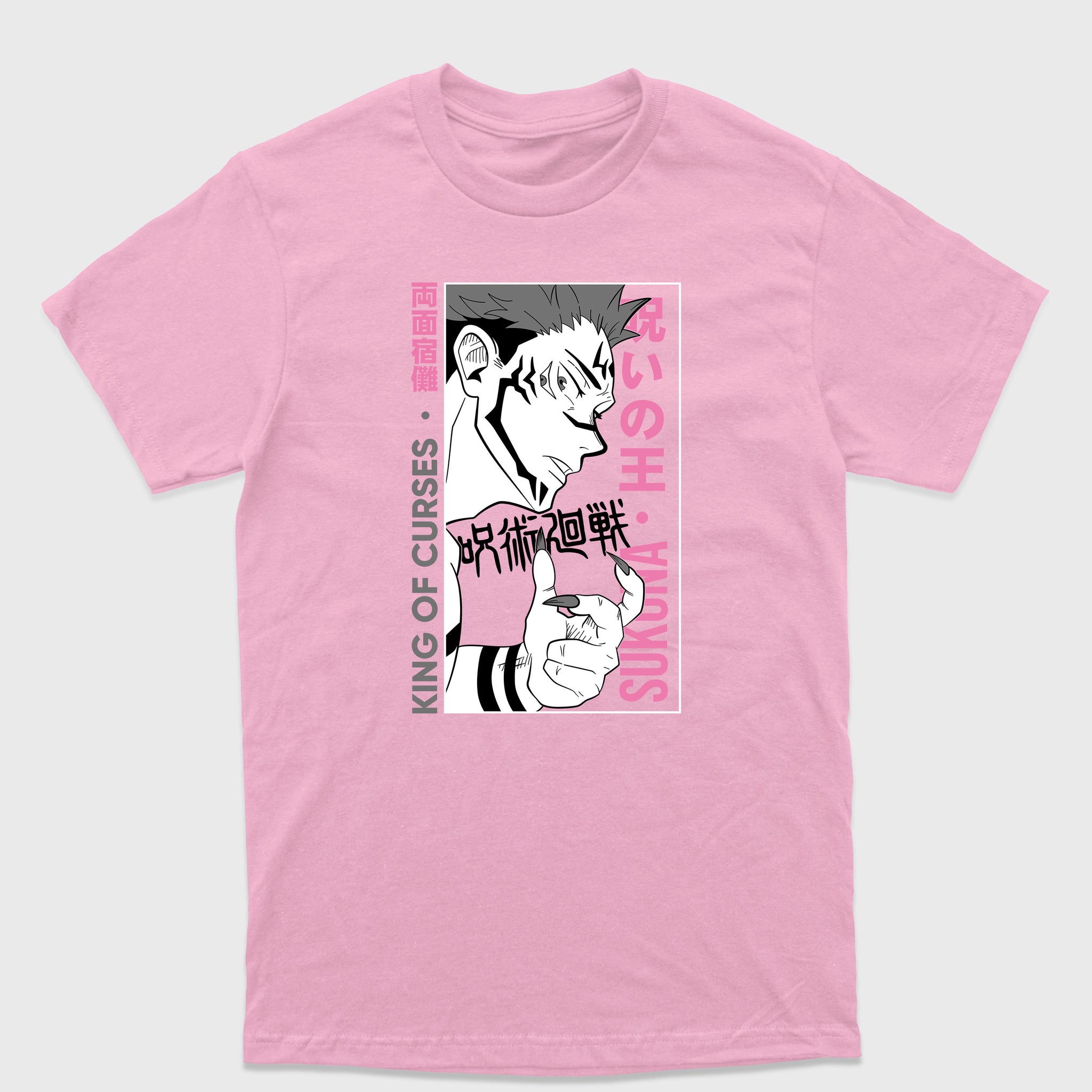 Camiseta Básica King of Curse Sukuna Jujutsu Kaisen – geekroyal